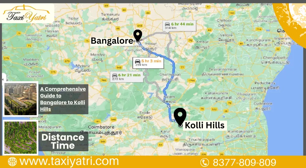 Bangalore to Kolli Hills - Distance, Time, Attractions Guide
